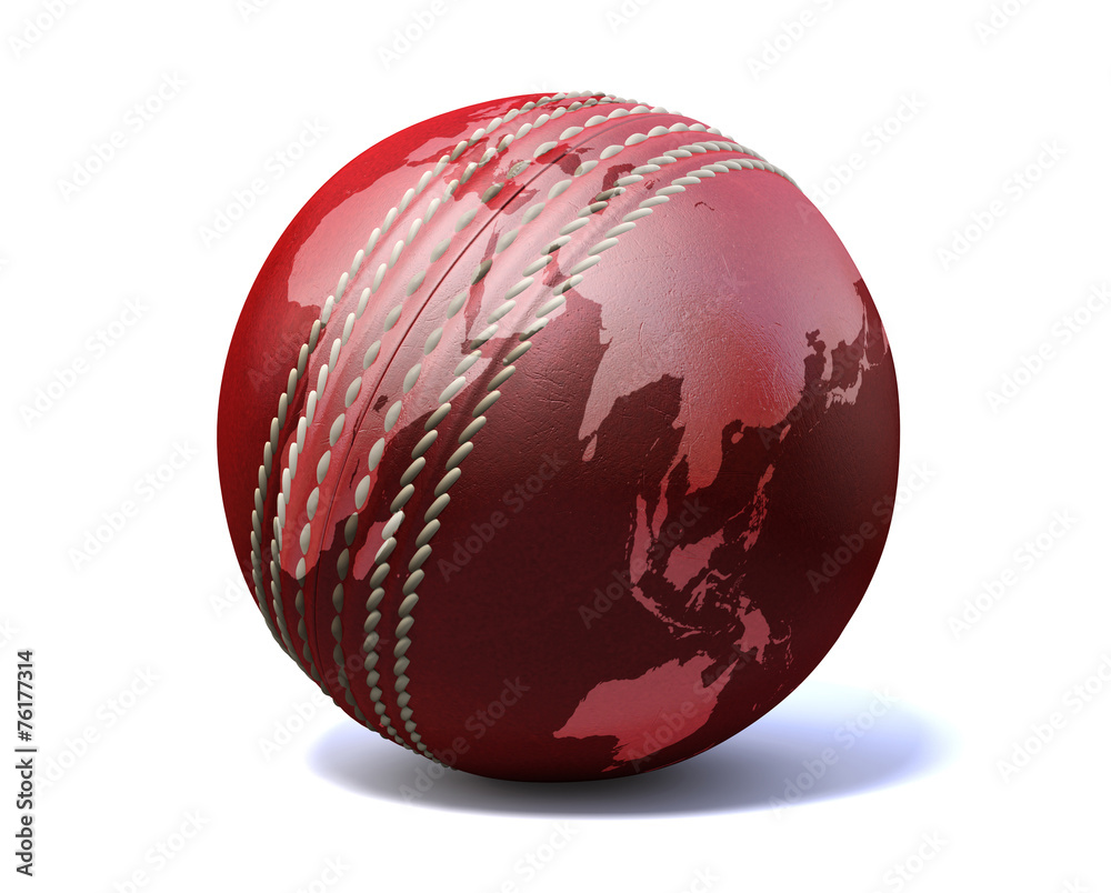 Cricket Ball World Map Stock Illustration | Adobe Stock