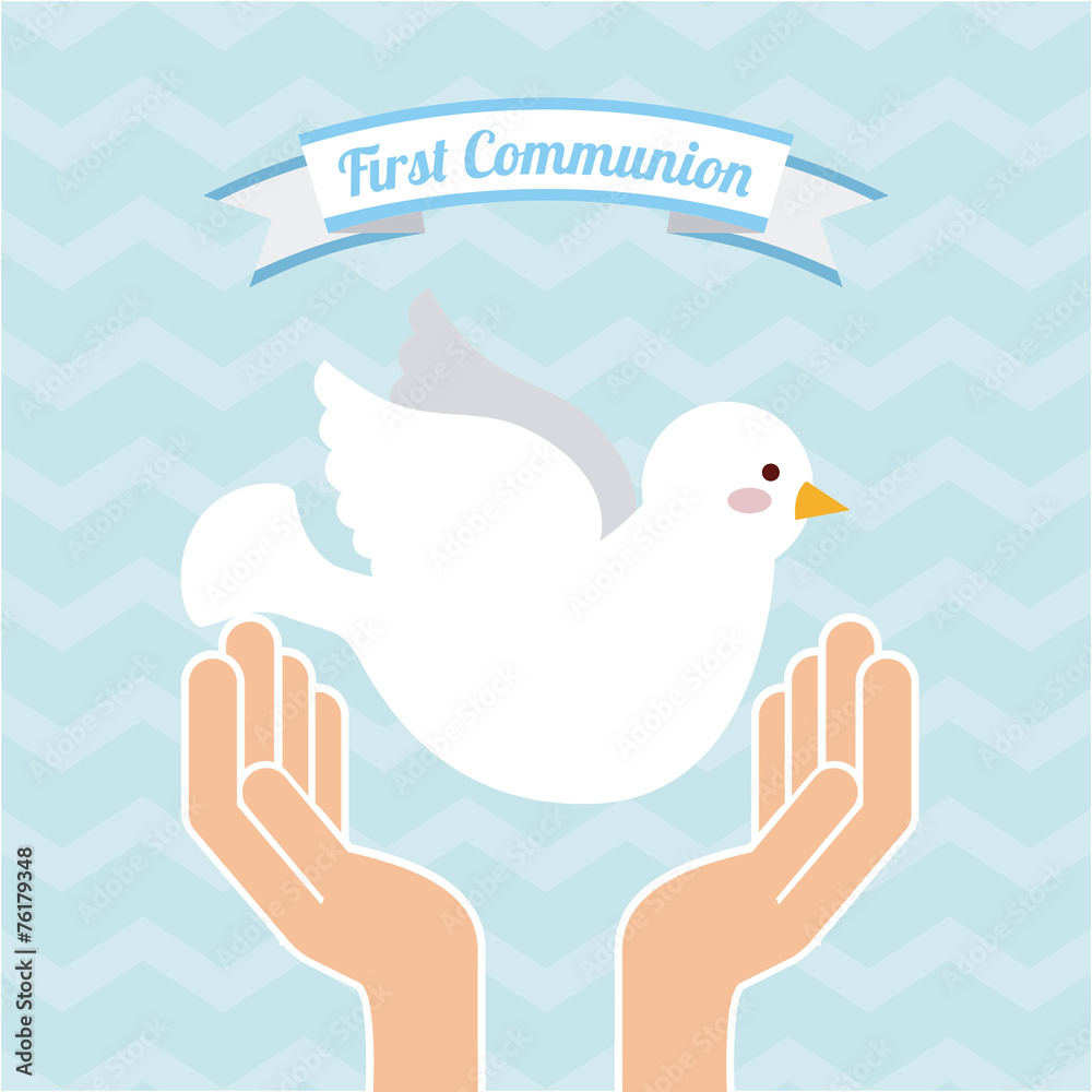 first communion Stock Vector | Adobe Stock