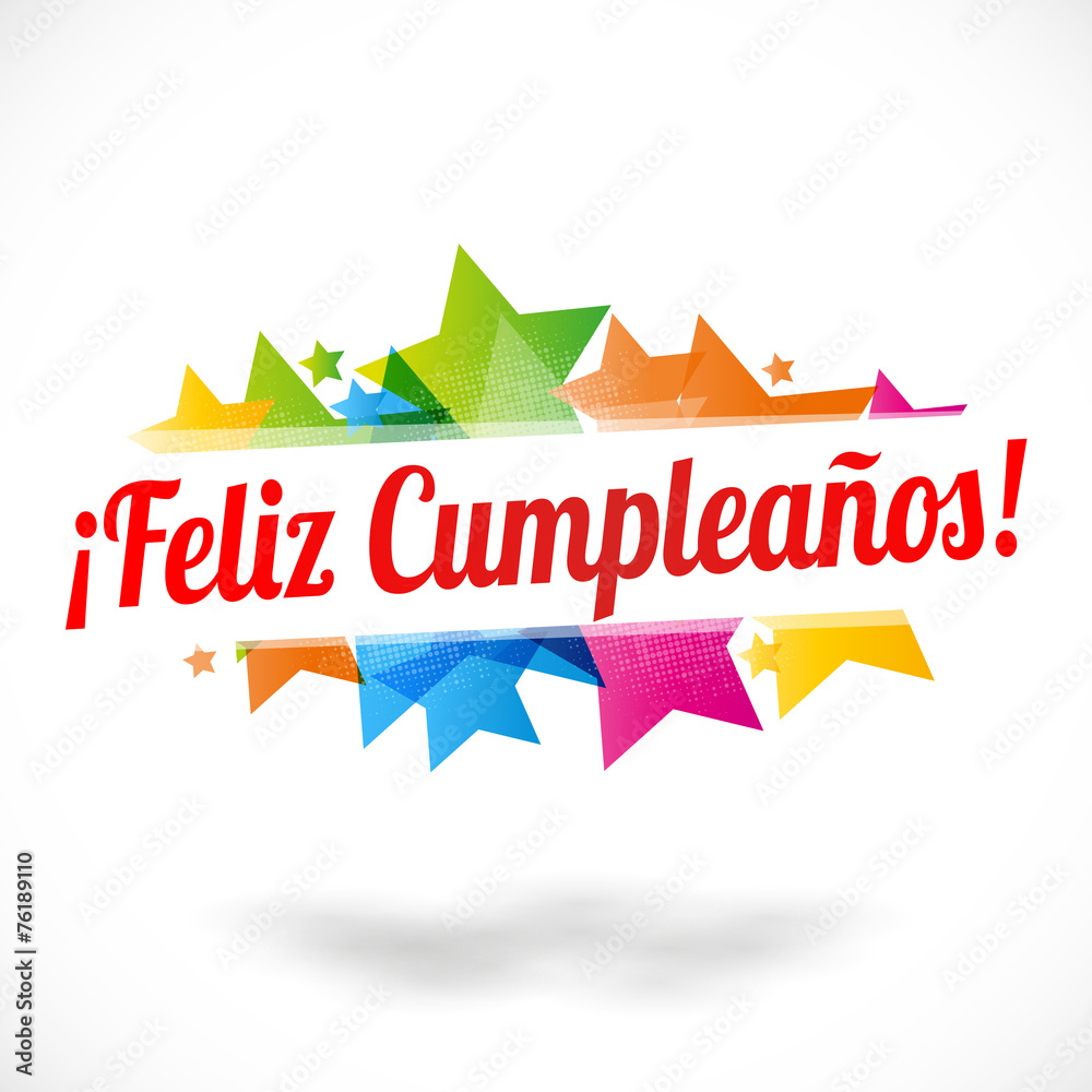 Feliz cumpleaños ! Stock Vector | Adobe Stock