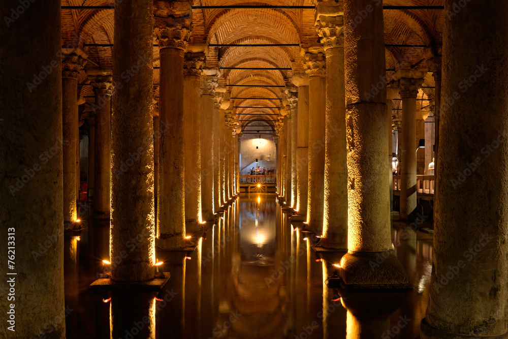 Basilica Cistern, Istanbul, Turkey. Stock Photo | Adobe Stock