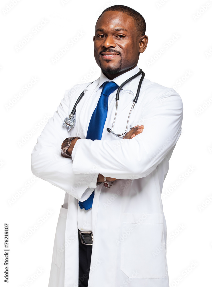Black doctor portrait Stock Photo | Adobe Stock