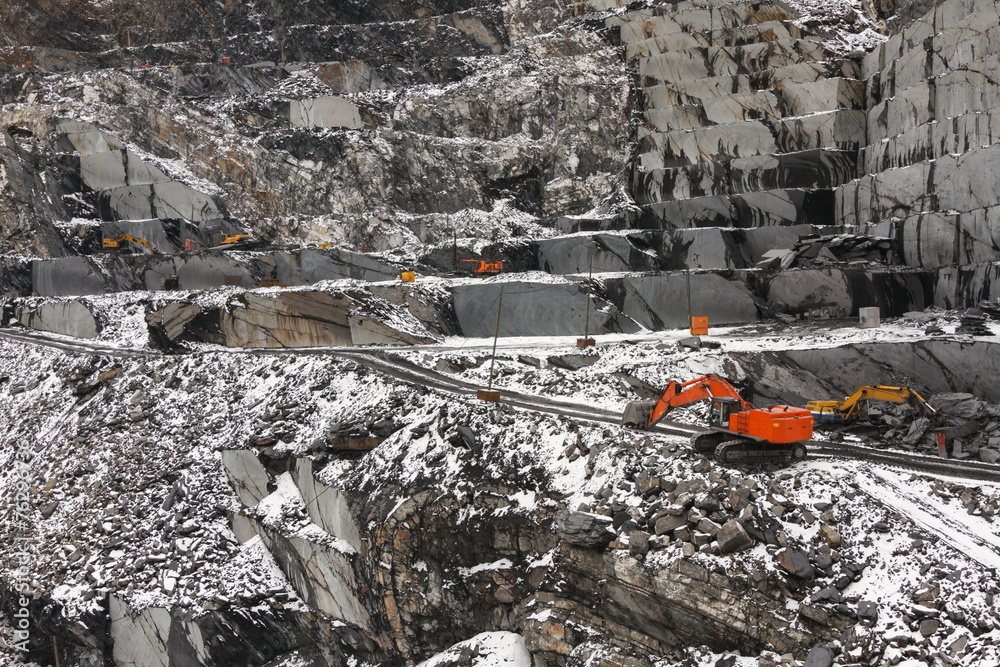 Cantera de pizarra. Stock Photo | Adobe Stock