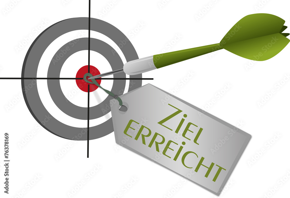 Ziel erreicht - Vektor Stock Vector | Adobe Stock