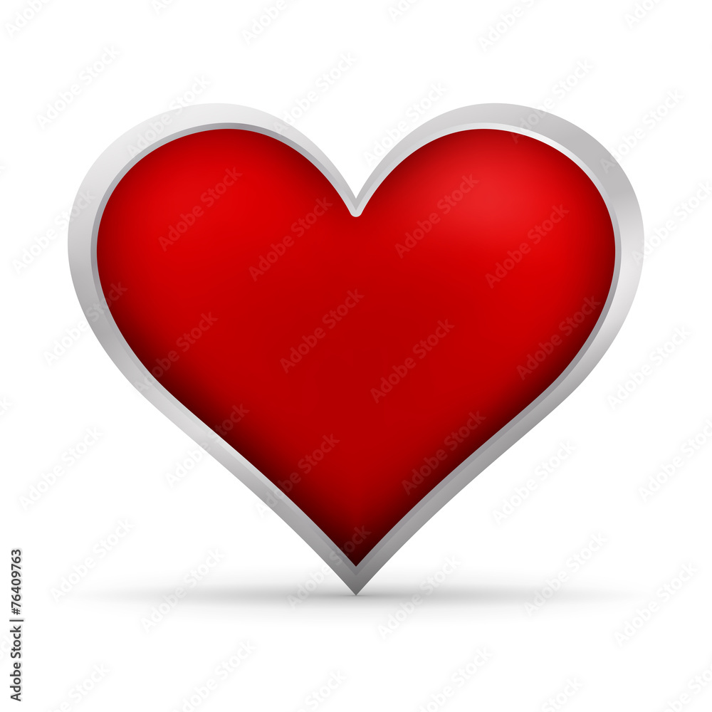 Herz, Herzchen, Icon, Symbol, Valentinstag, Love, Liebe, Heart Stock Illustration | Adobe Stock