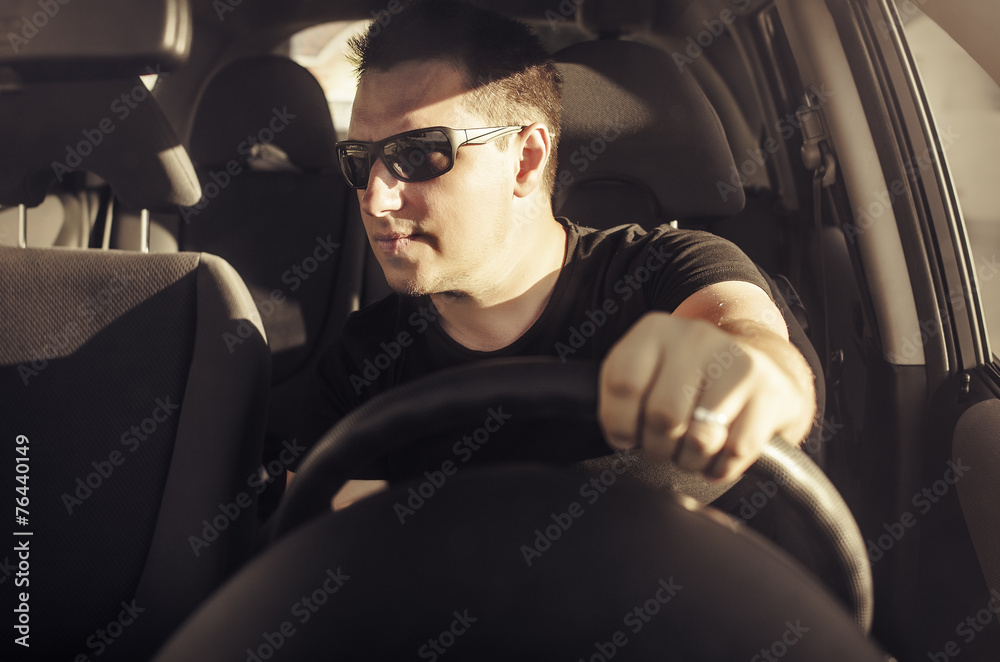 Car driver. Stock-Foto | Adobe Stock