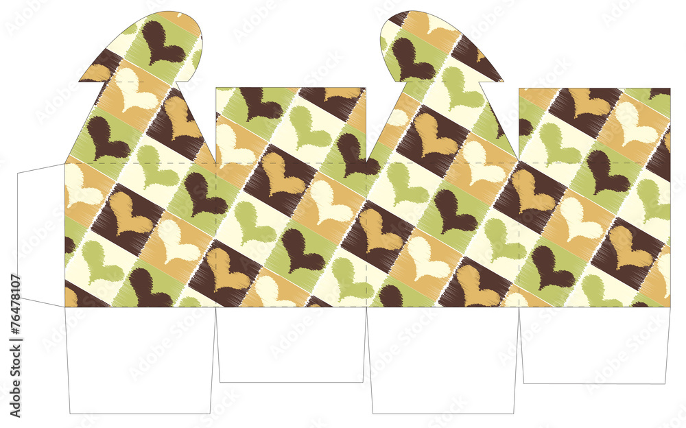 Cute gift box Stock Vector | Adobe Stock