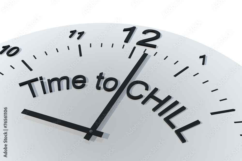 Clocks Time to chill wall clock Home Décor etna.com.pe