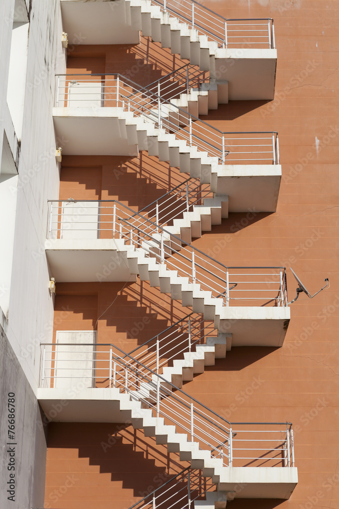 Outdoor Building Stairs