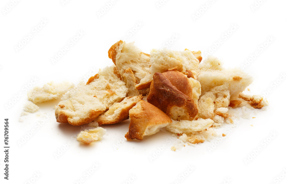 Dried bread crumbs Stock Photo | Adobe Stock
