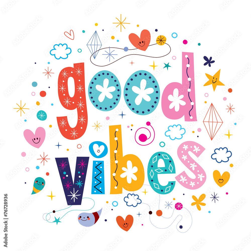 good vibes Stock-Vektorgrafik | Adobe Stock
