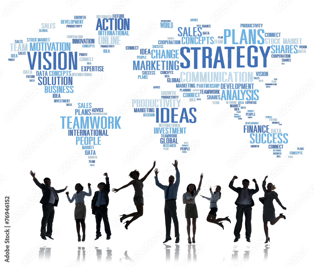Strategy Analysis World Vision Mission Planning Concept Stock Photo ...