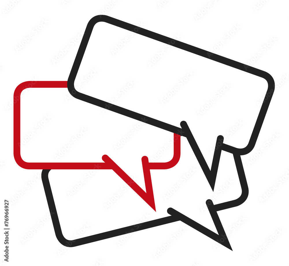 Vecteur Stock bulles conversation picto vecteurs | Adobe Stock