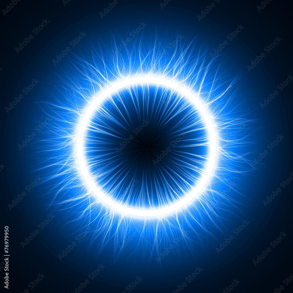 devil's eye (inner simple,outer turbulenced lines version) Stock Vector | Adobe Stock