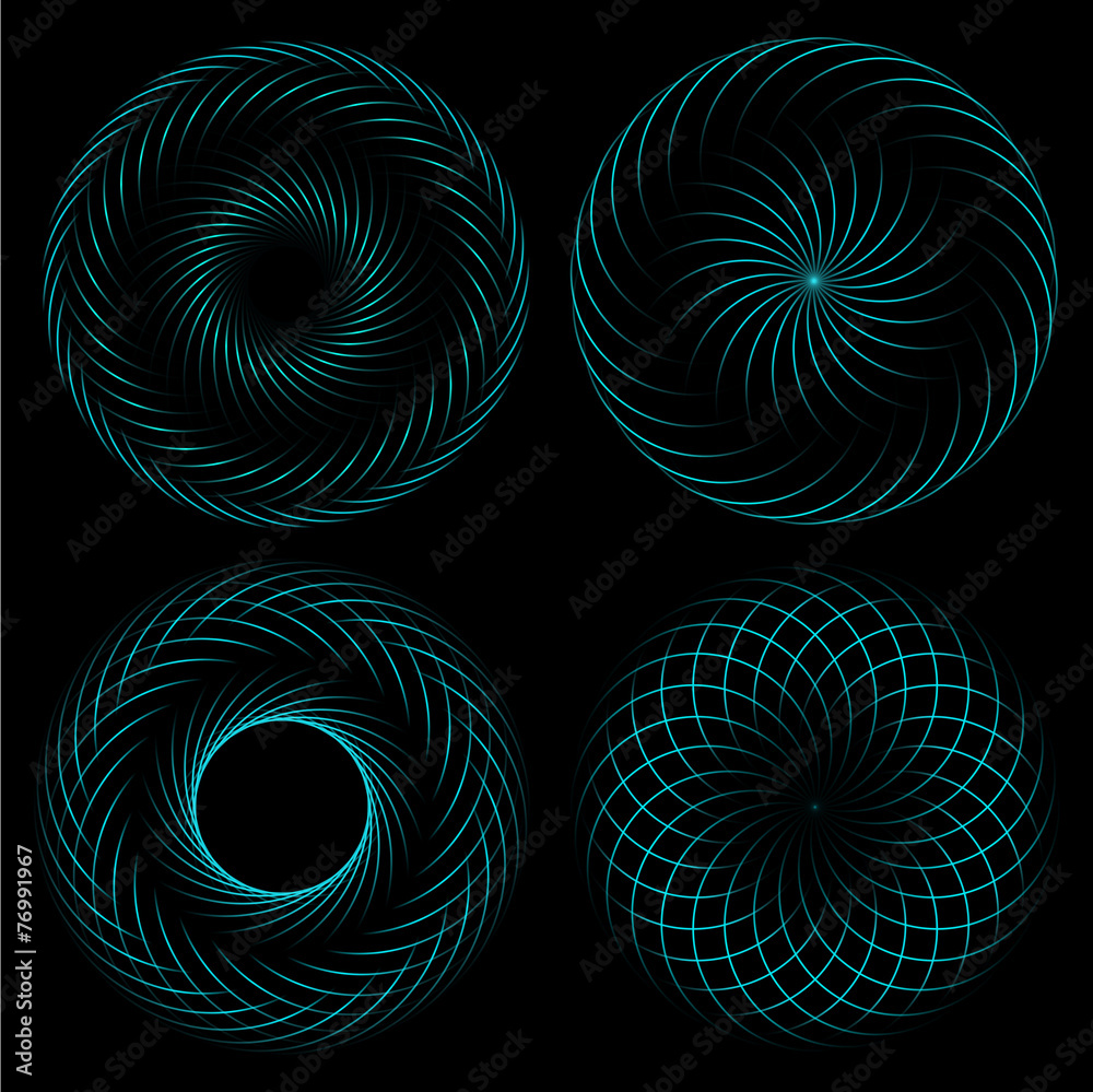 spirograph Stock Vector | Adobe Stock