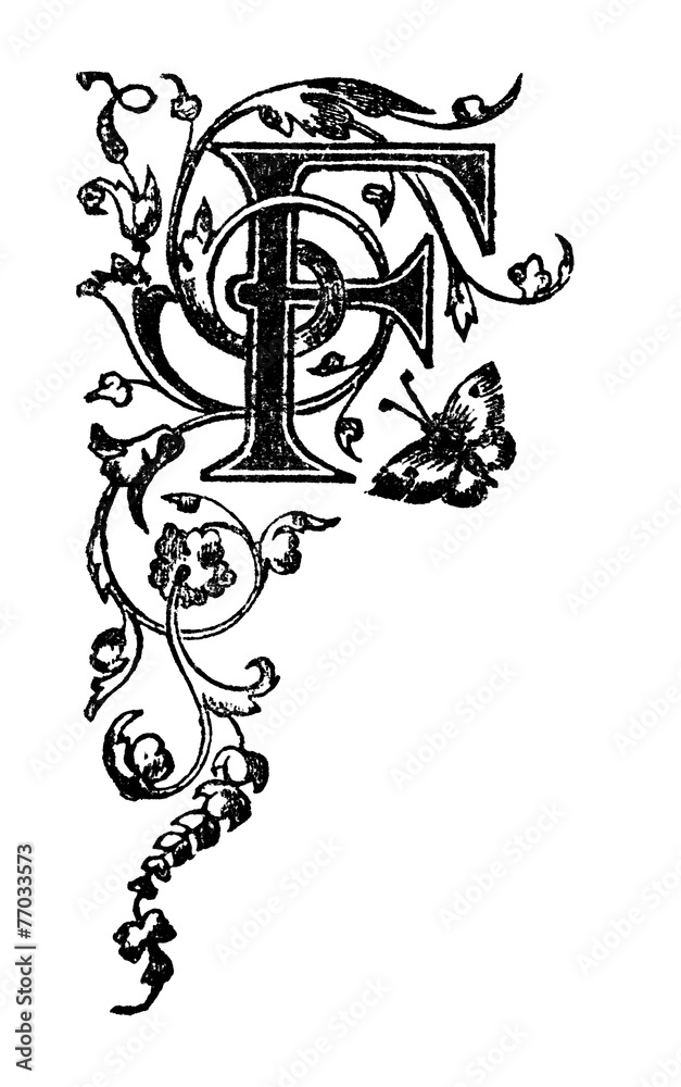 Fancy Victorian Alphabet