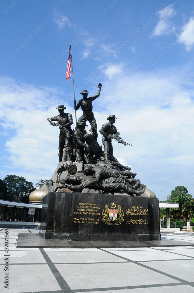 Tugu Negara a.k.a. National Monument in Malaysia ภาพถ่ายสต็อก | Adobe Stock