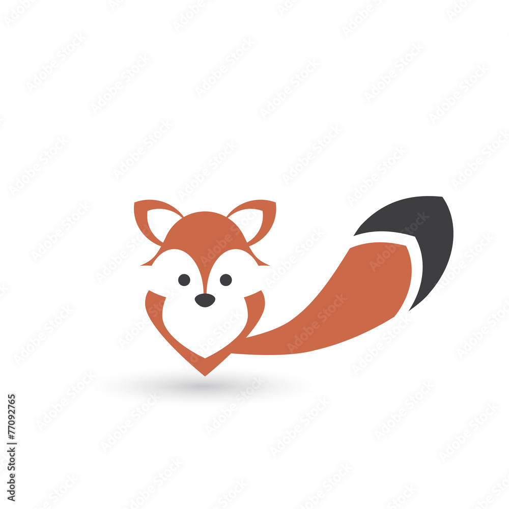 fuchs modern symbol Stock-Vektorgrafik | Adobe Stock