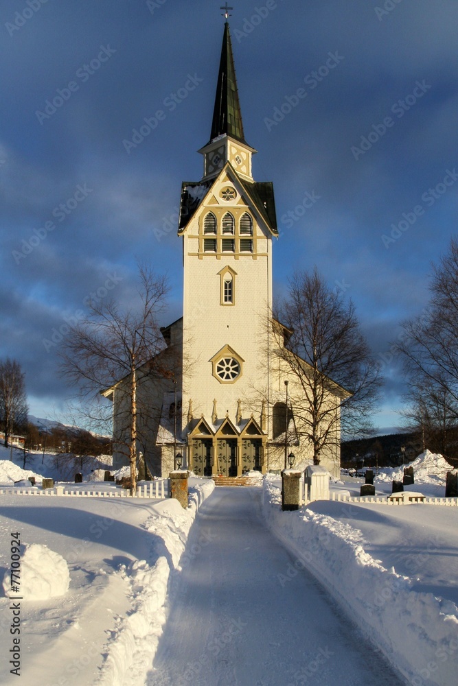 Church in Duved, Sweden Stock Photo | Adobe Stock