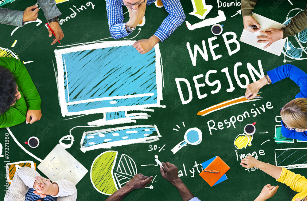 Content Creativity Digital Graphic Layout Web design Concept Stock ...