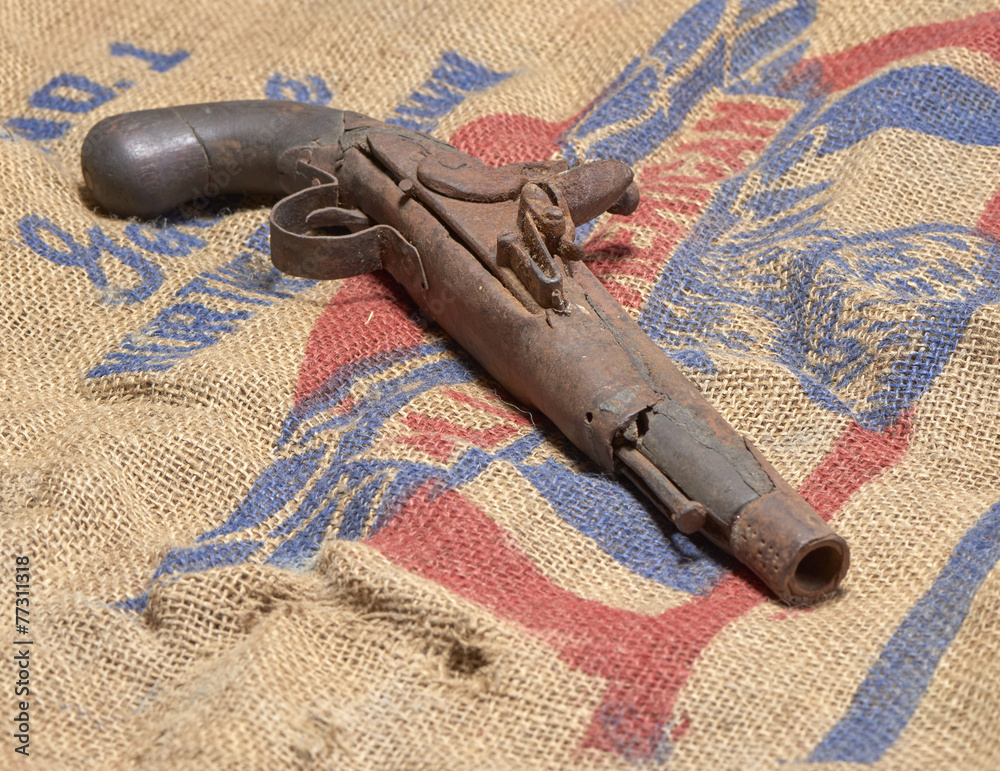 Flintlock Pistol Stock Photo | Adobe Stock