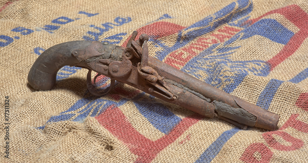 Flintlock Pistol Stock Photo | Adobe Stock