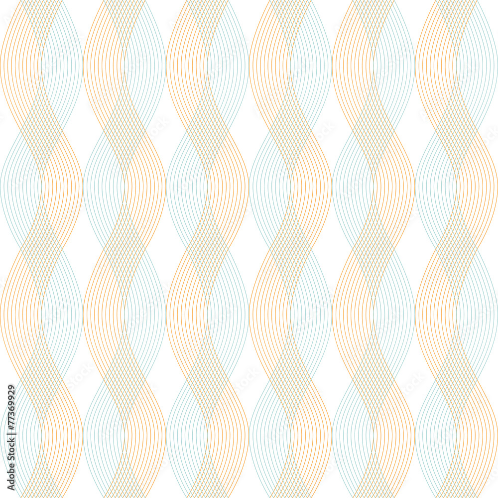 Wavy lines on a neutral background. Stock Vector | Adobe Stock