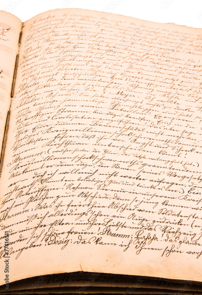 Manuskript Stock-Foto | Adobe Stock