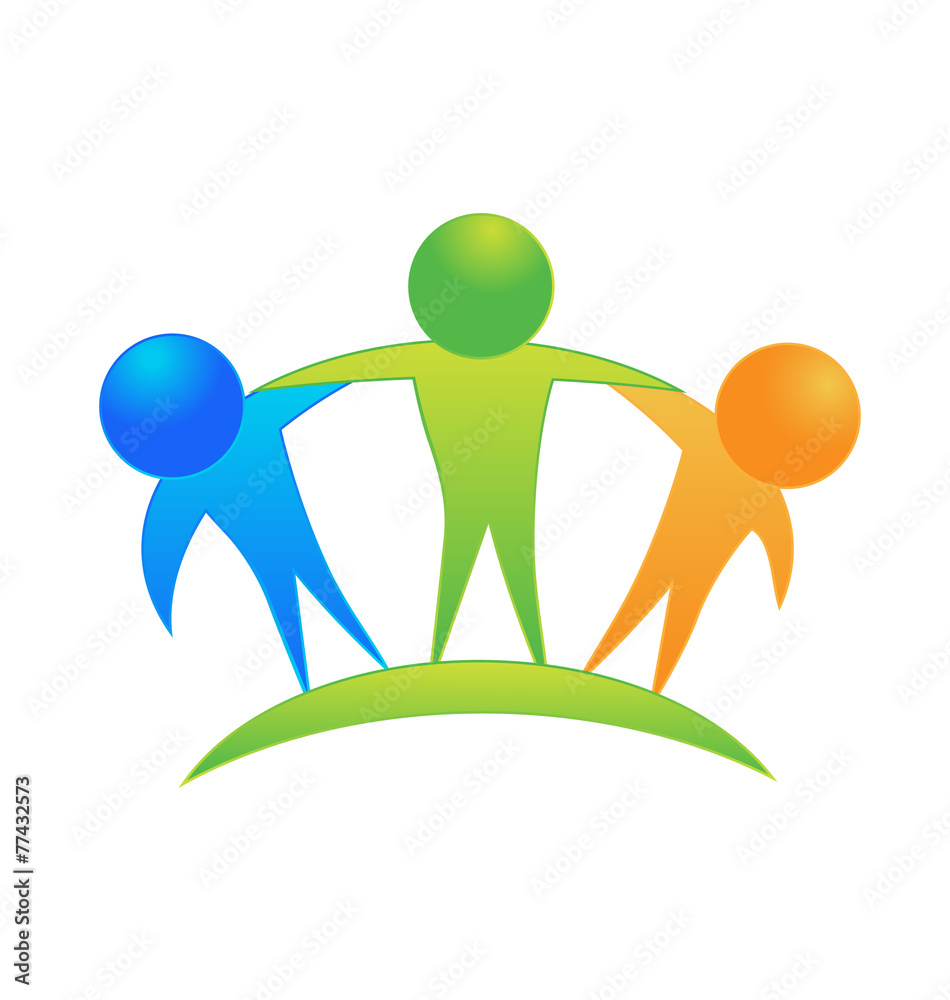 Team partnership logo vector Stock Vector | Adobe Stock