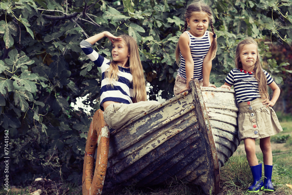 Kids playing Stock Photo | Adobe Stock