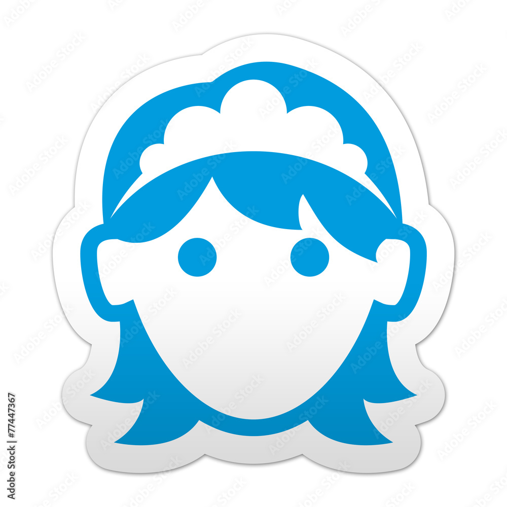 Pegatina simbolo doncella Stock Illustration | Adobe Stock