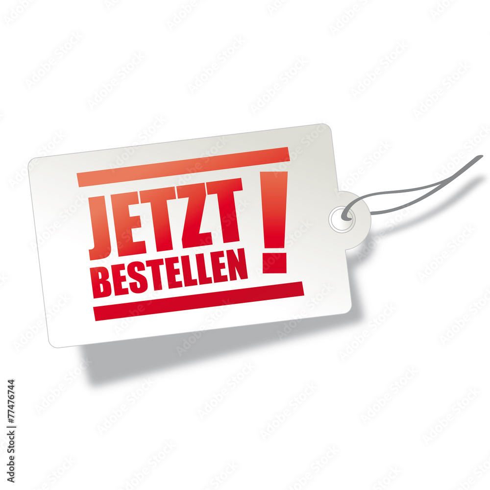 Anhänger jetzt bestellen Stock-Vektorgrafik | Adobe Stock