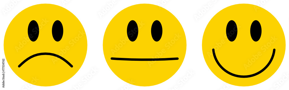 Smiley Button Set Stock Vector | Adobe Stock