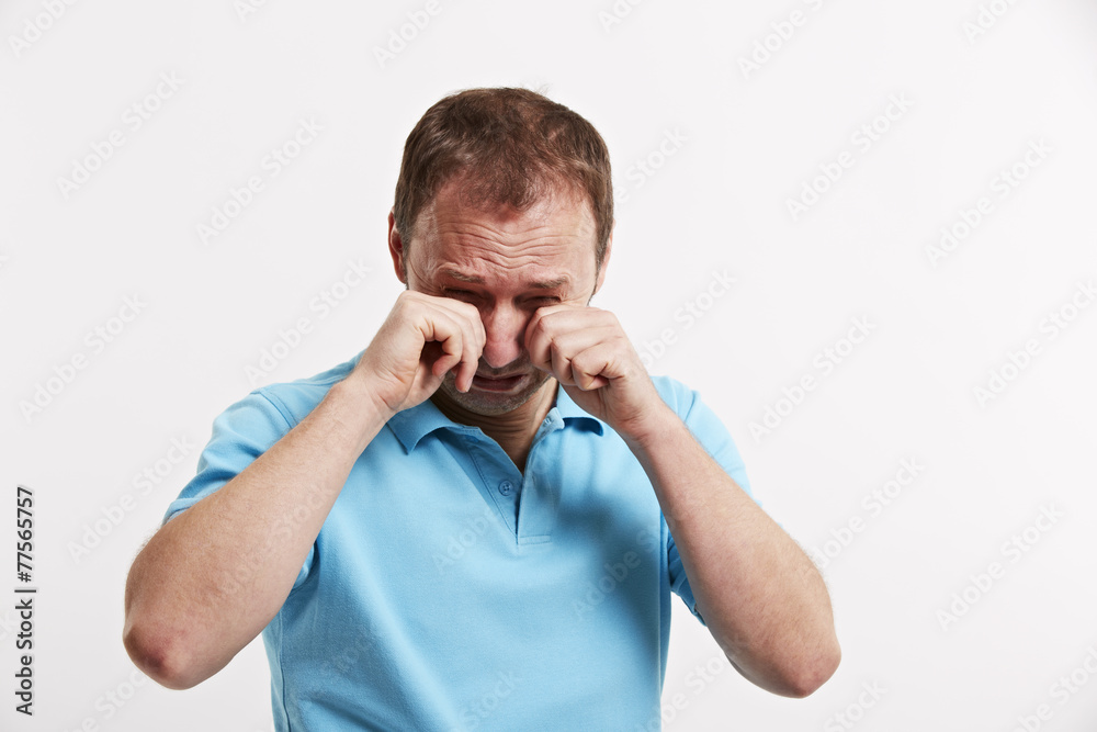 Mann weint 2 Stock-Foto | Adobe Stock