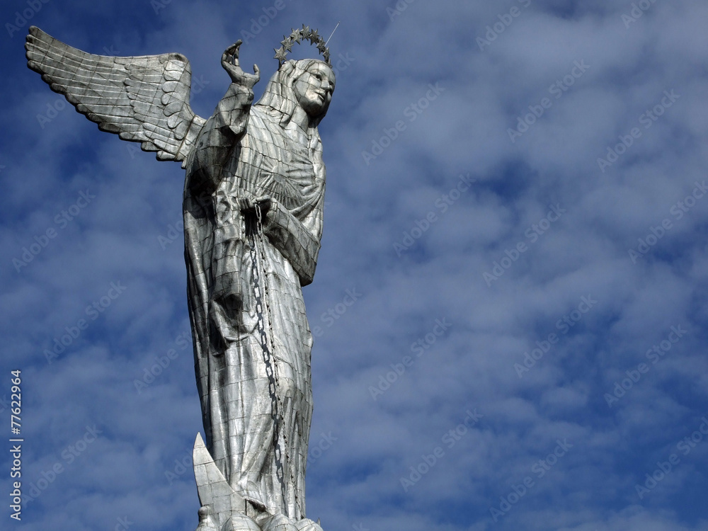 Monumento a la Virgen Maria Stock Photo | Adobe Stock