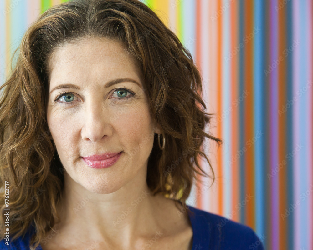 Foto de Friendly Middle Aged Woman do Stock | Adobe Stock