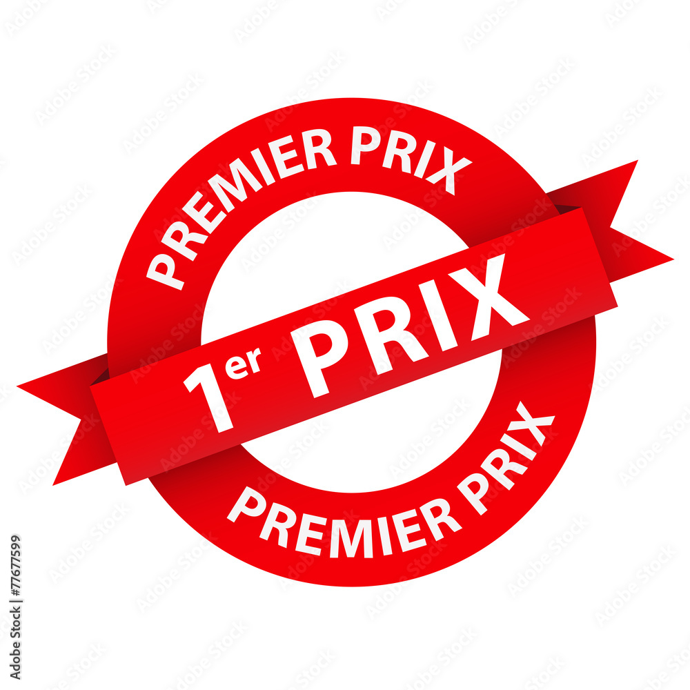 Tampon Publicitaire PREMIER PRIX (soldes promotions publicité) vector ...