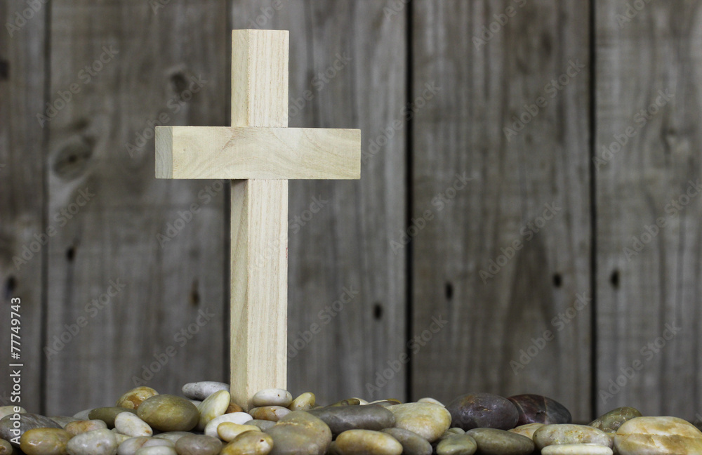 Rustic Cross Background