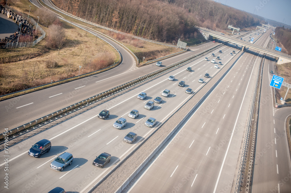Autobahn Unfall Retten gesperrte Autobahnlinie Stock Photo | Adobe Stock