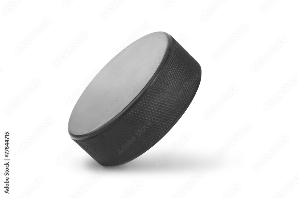 Ice hockey puck foto de Stock | Adobe Stock