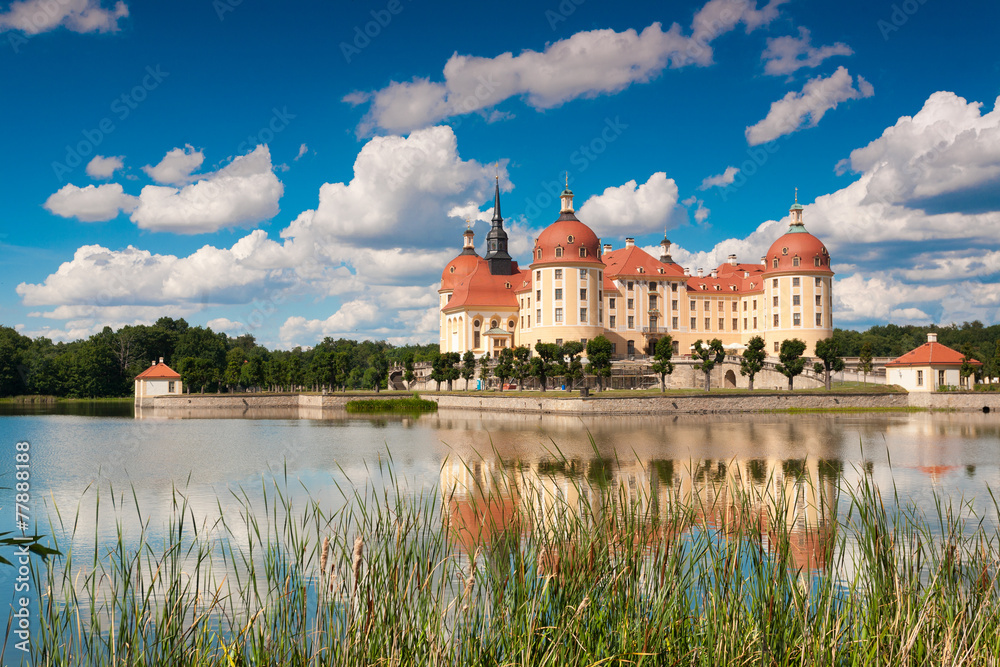 Schloss Moritzburg bei Dresden Stock-Foto | Adobe Stock