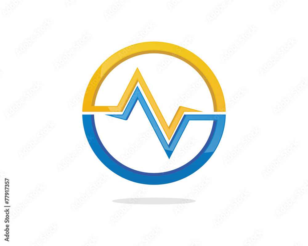 Electric Pulse Stock Vector | Adobe Stock