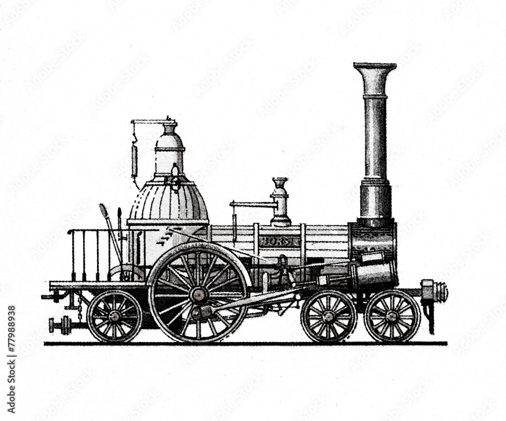 First Steam Engine Train