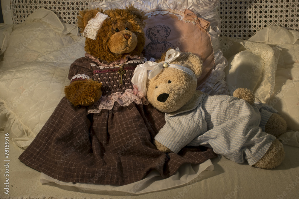 Teddy bear mummy Stock Photo | Adobe Stock