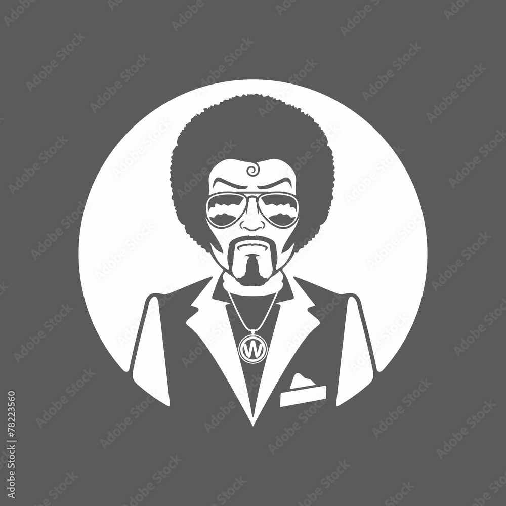 Pimp / Vector illustration Stock Illustration | Adobe Stock