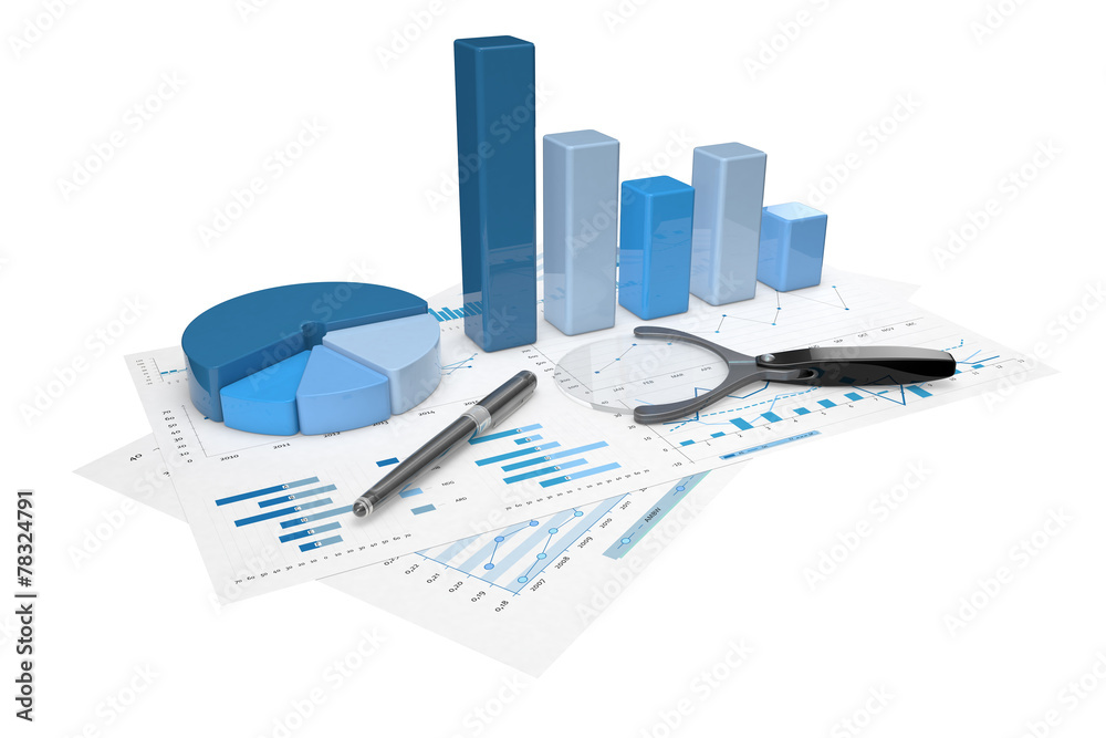 3d positive bar Graphs Stock Illustration | Adobe Stock