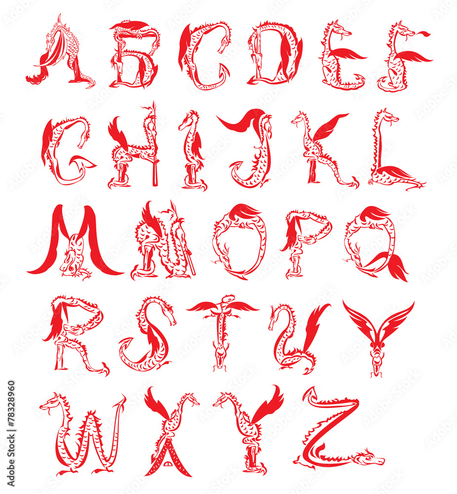 Draconic Alphabet