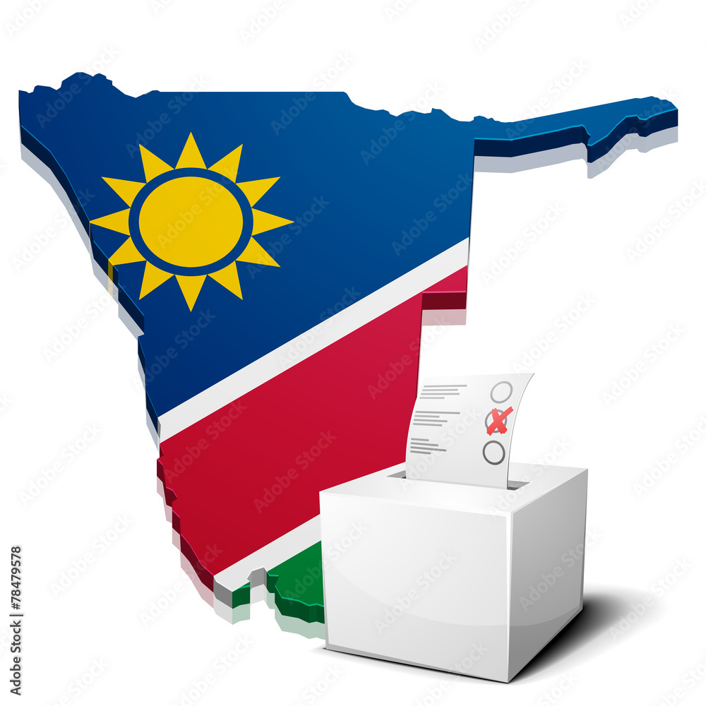 ballotbox Namibia Stock Vector | Adobe Stock