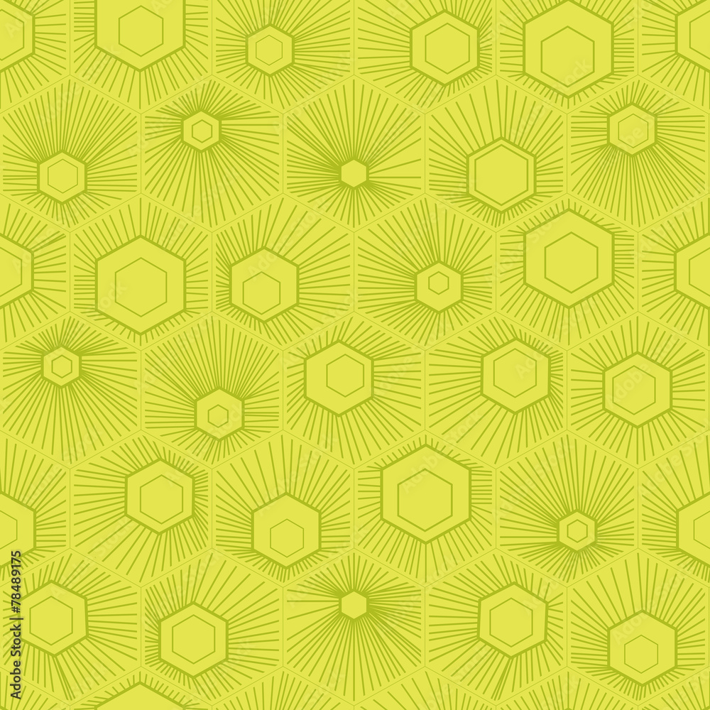 vector honeycomb pattern green Stock Vector | Adobe Stock
