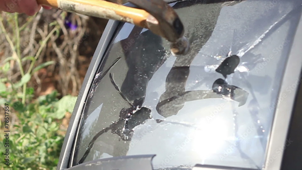 Smashing TV screen with hammer Stock Video | Adobe Stock