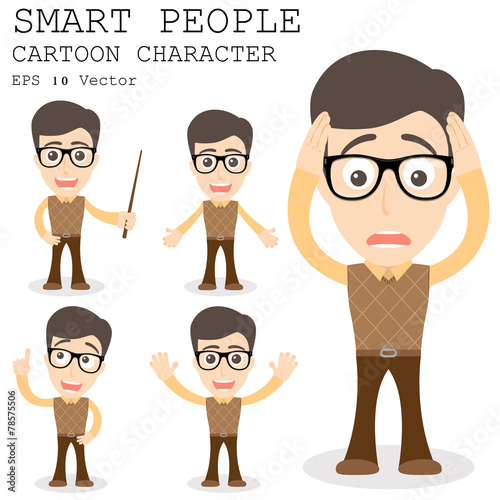 Smart Person Clip Art